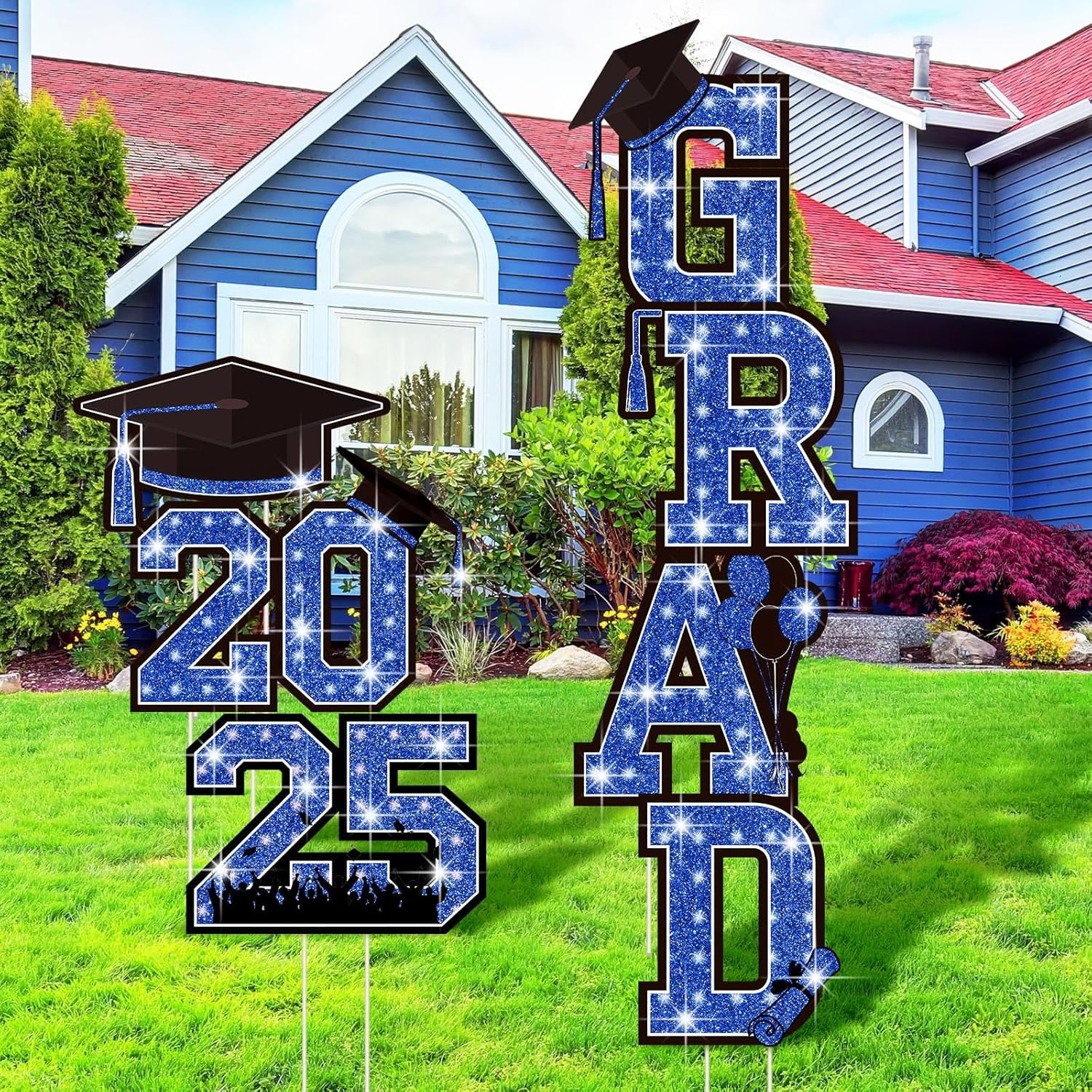 Bootesun 7Pcs Graduation Yard Signs Class of 2025, 2025 Graduation ...