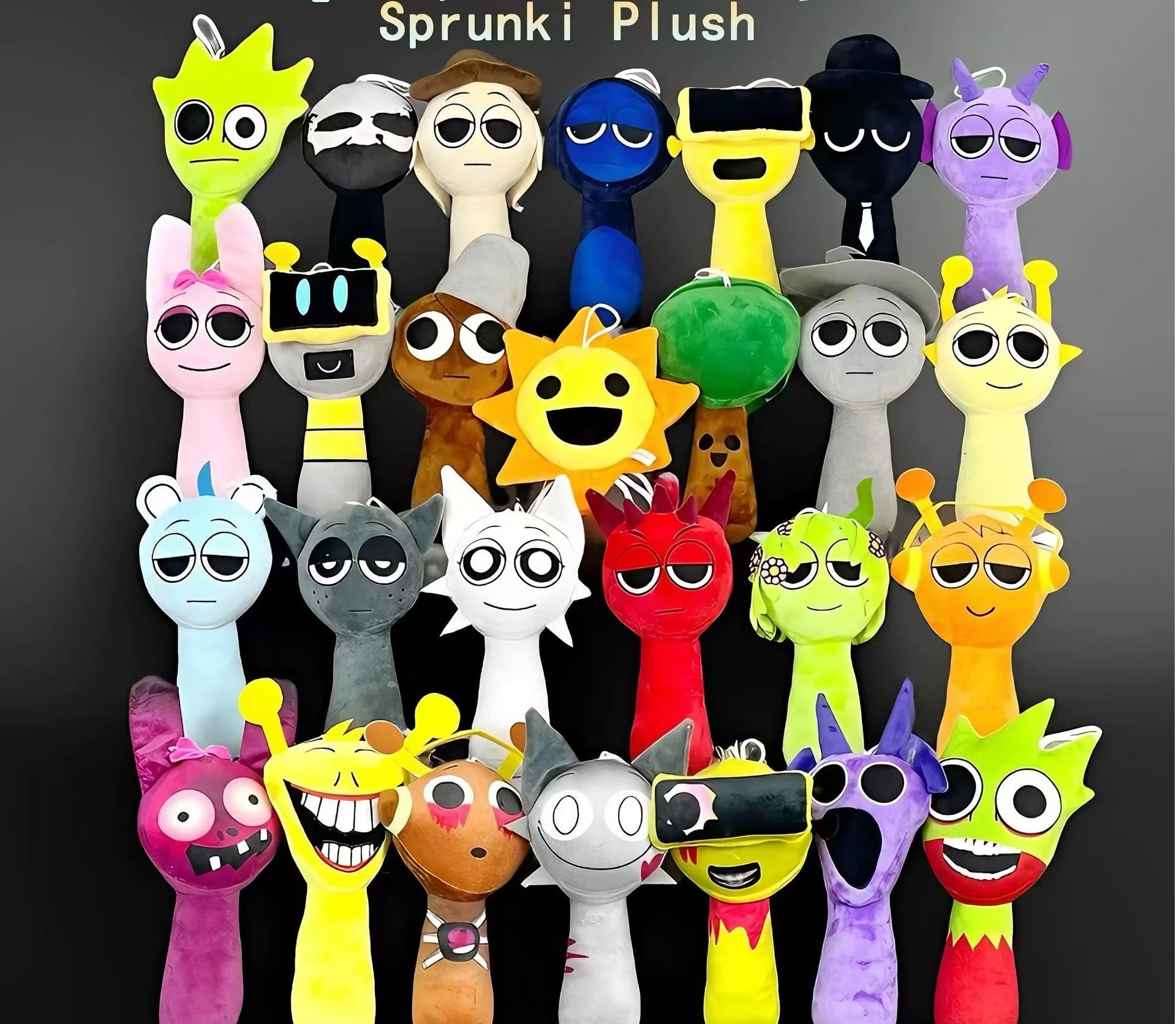 Bootesun 9" Sprunki Plushies Dolls, Cartoon Role Sprunki Plush Toys ...