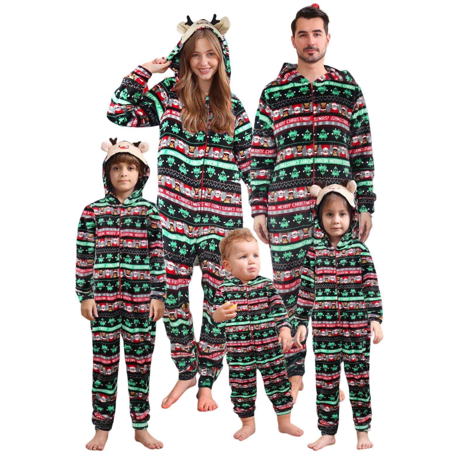 Bootesun Cozy Christmas Griinch Pajamas for Families, Matching Pajama ...