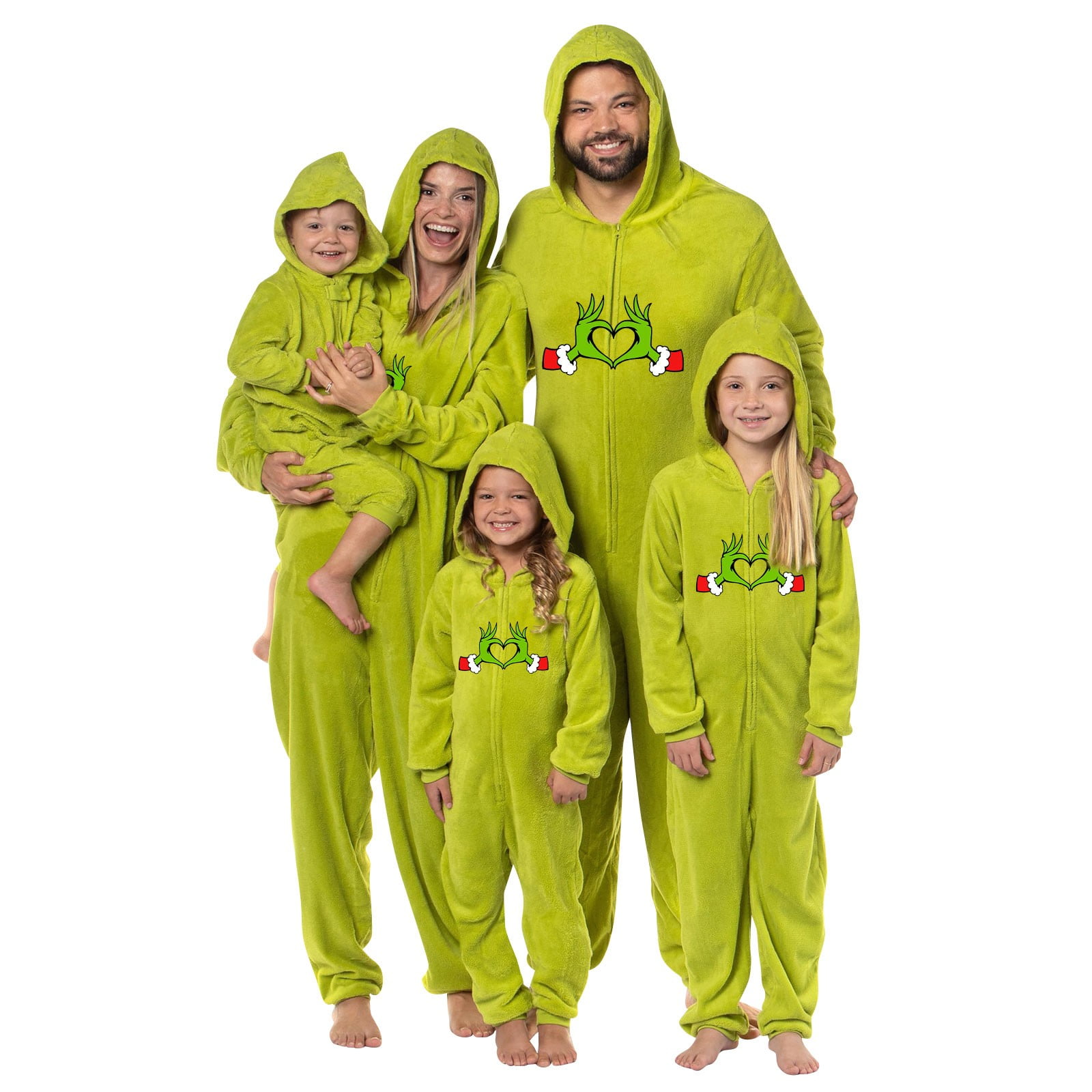 Bootesun Cozy Green Elf Christmas Pajamas for Families, Matching Pajama ...