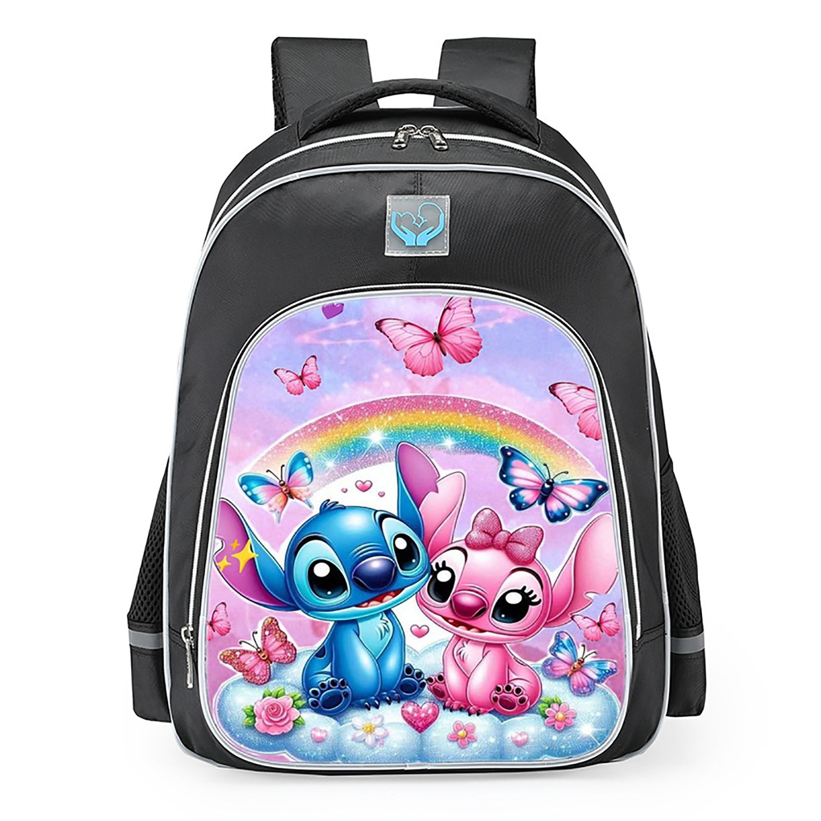 Bootesun Cute Funny Stitch School Bag, Stitch 3D Large Capacity Laptop ...