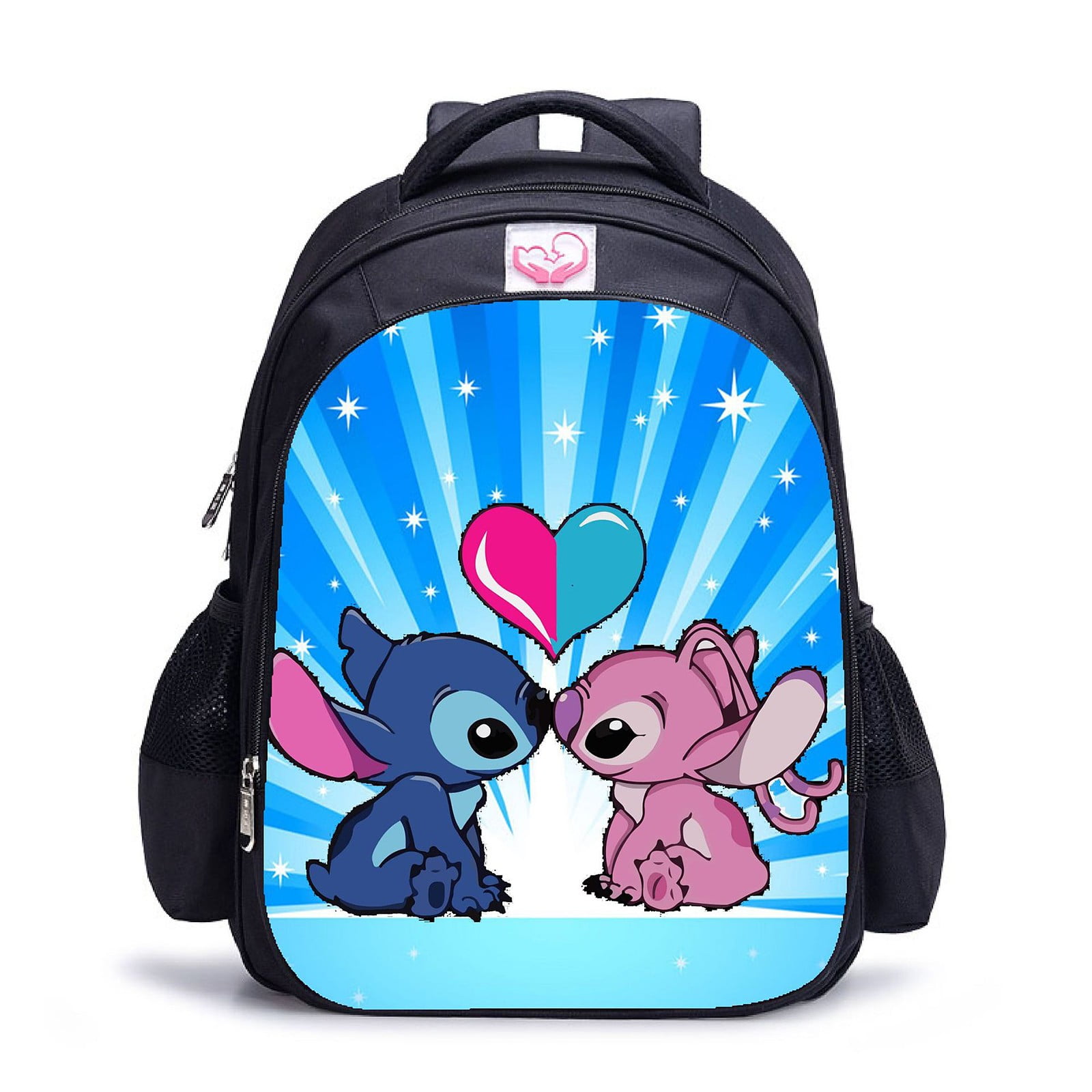 Bootesun Cute Funny Stitch School Bag, Stitch 3D Large Capacity Laptop ...