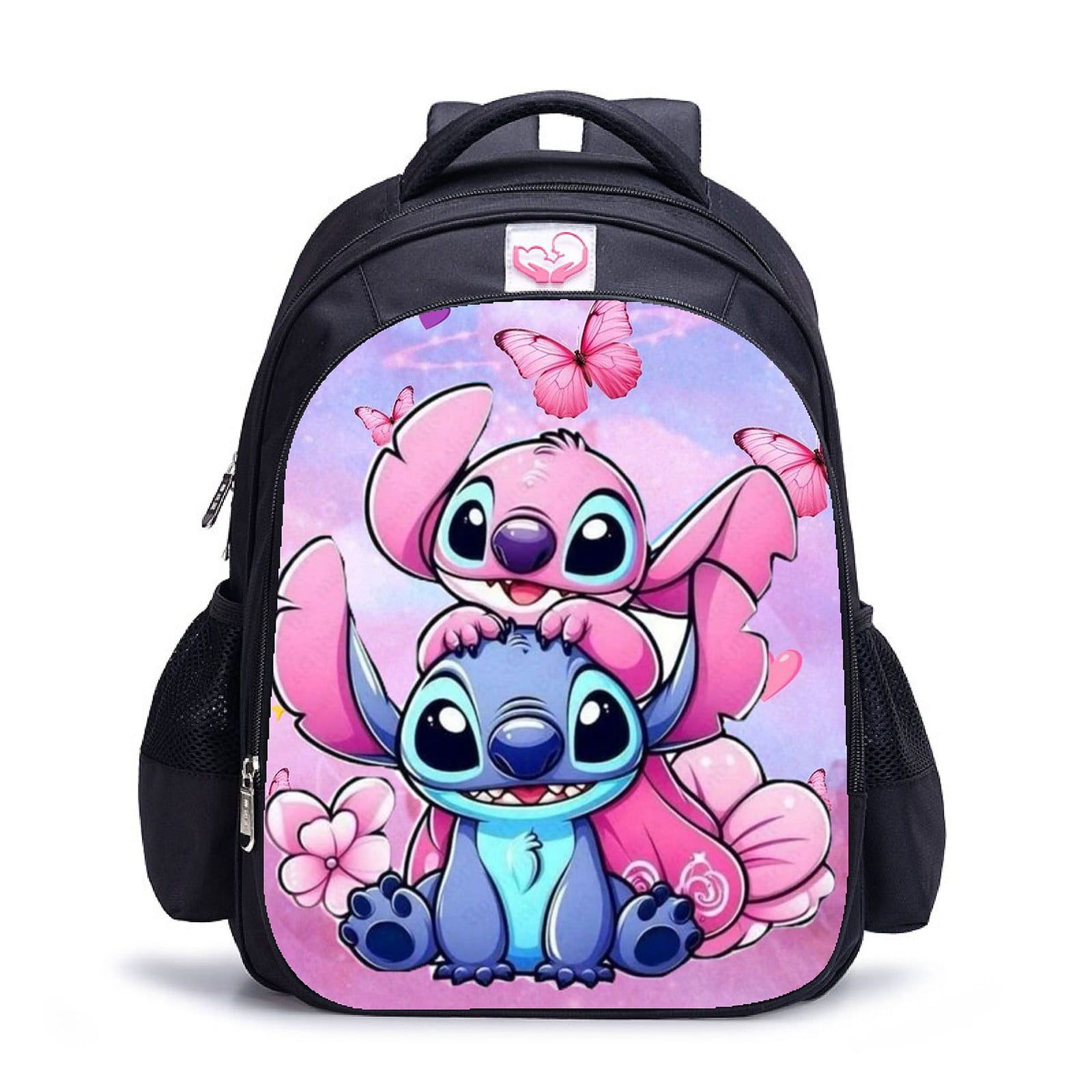 Bootesun Cute Funny Stitch School Bag, Stitch 3D Large Capacity Laptop ...
