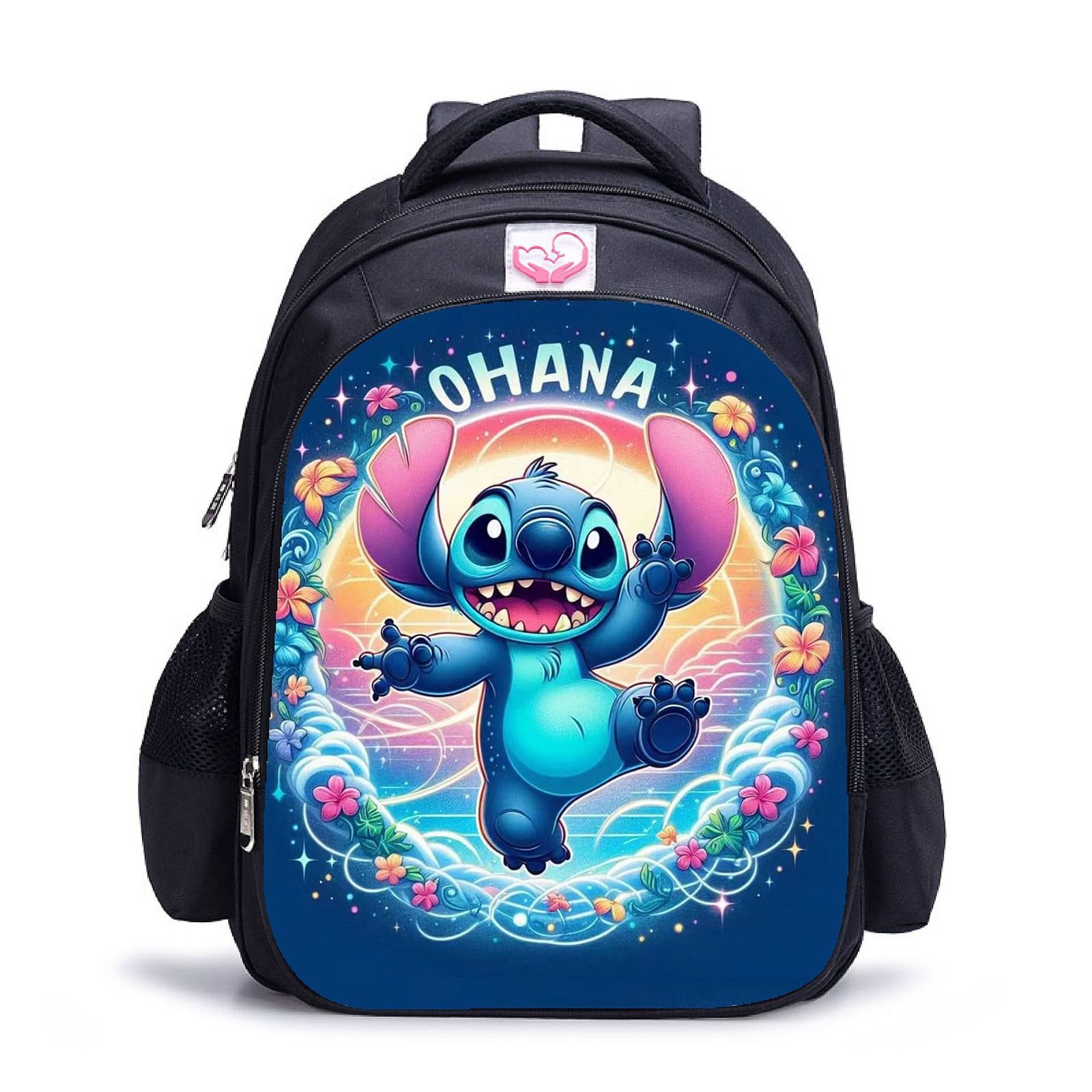 Bootesun Cute Funny Stitch School Bag, Stitch 3D Large Capacity Laptop ...