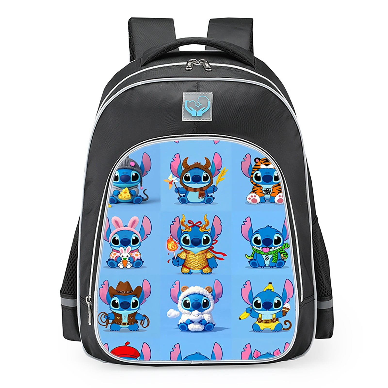 Bootesun Cute Funny Stitch School Bag, Stitch 3D Large Capacity Laptop ...