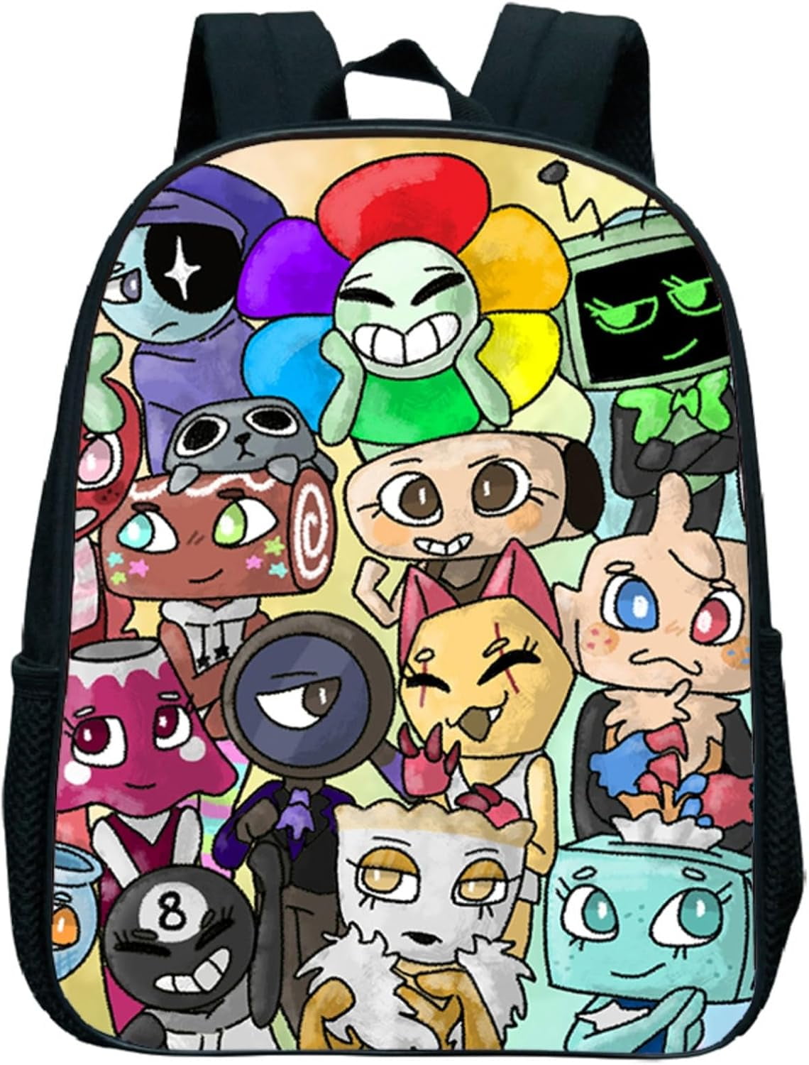 Bootesun Dandy’s World Schoolbag, 3D Cartoon Game Large Capacity Laptop ...