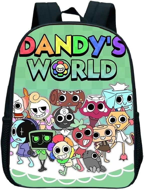 Bootesun Dandy’s World Schoolbag, 3D Cartoon Game Large Capacity Laptop ...