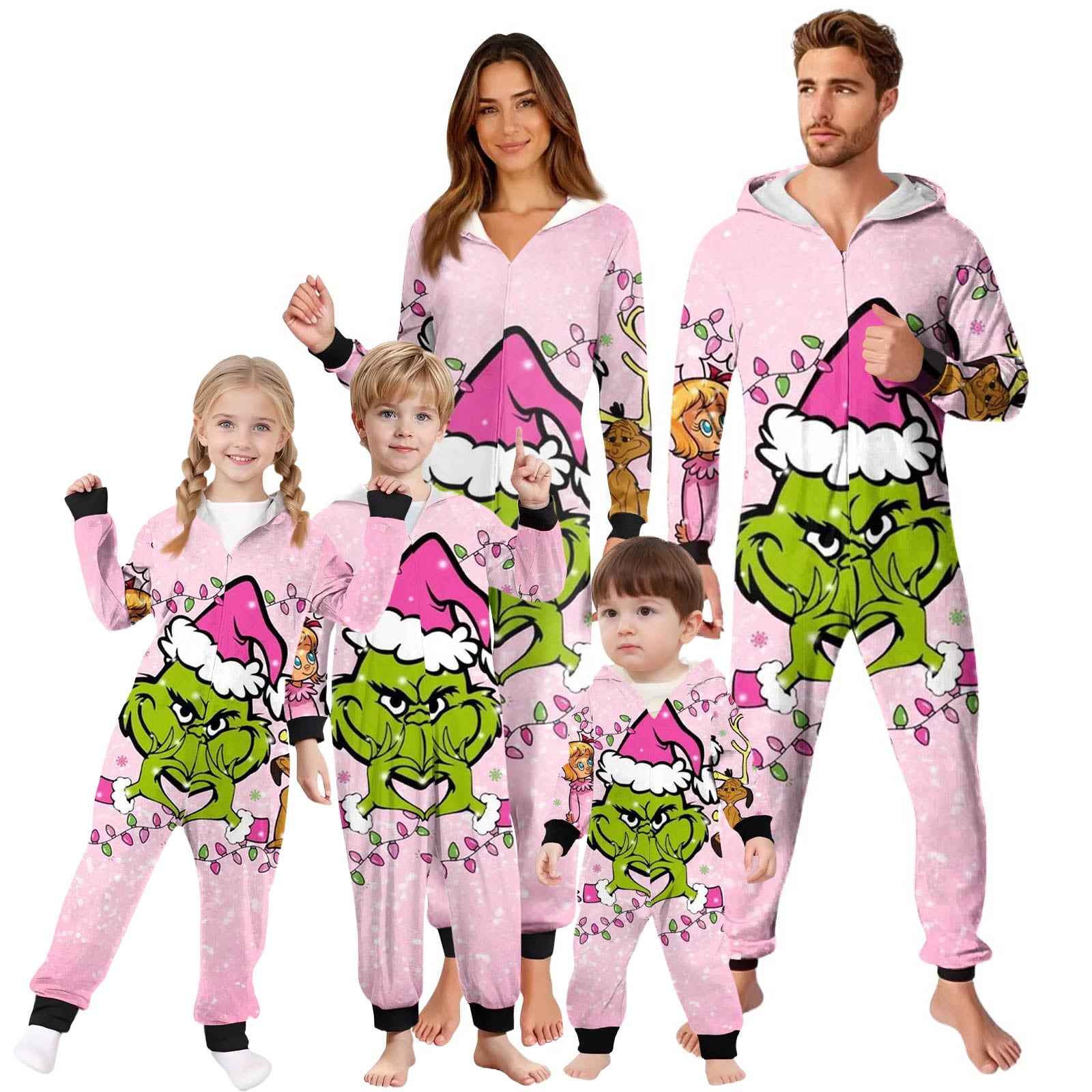 Bootesun Family Christmas Green Elf Pajama Matching Sets, Cozy Pajamas ...