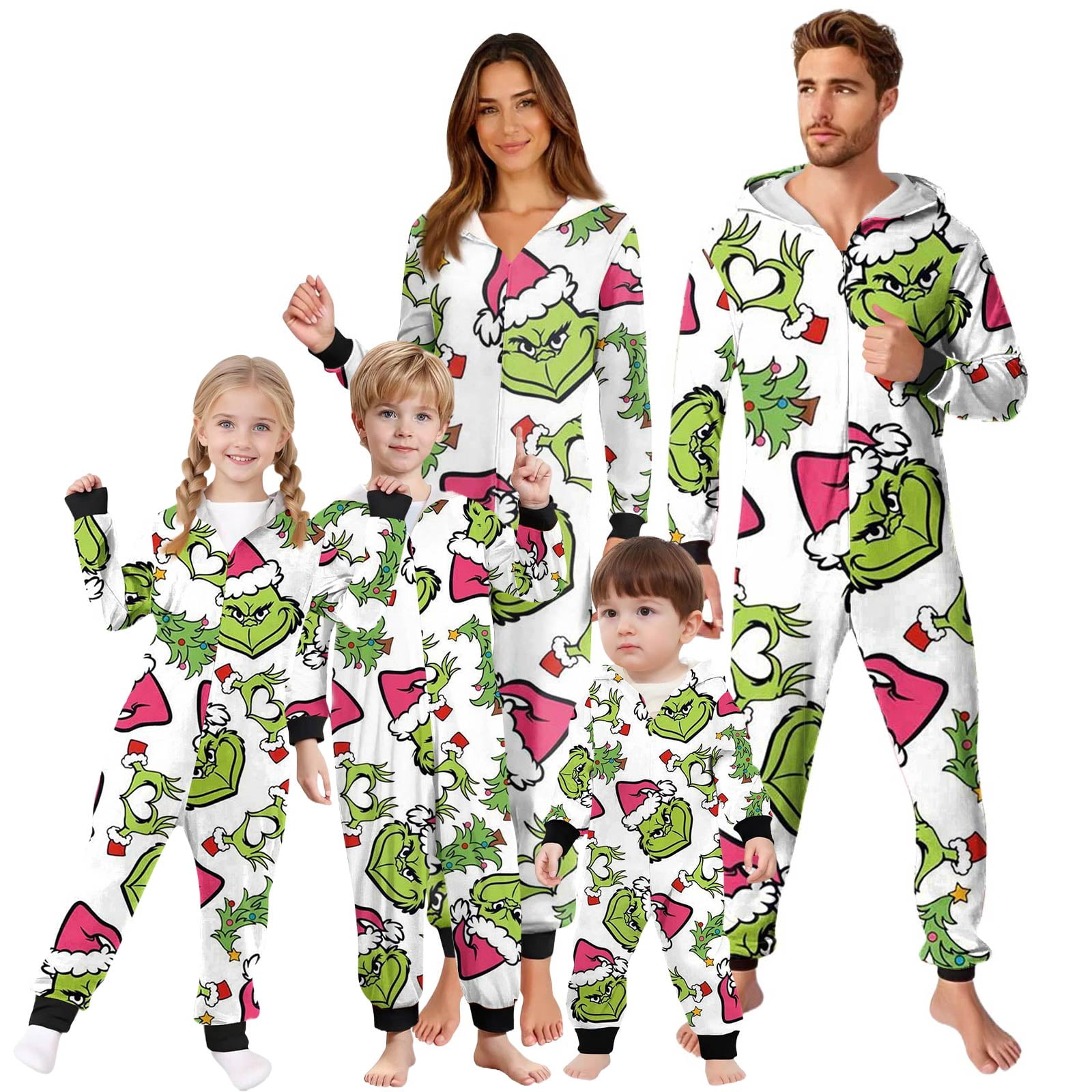 Bootesun Family Christmas Green Elf Pajama Sets, Cozy Pajama Outfits ...