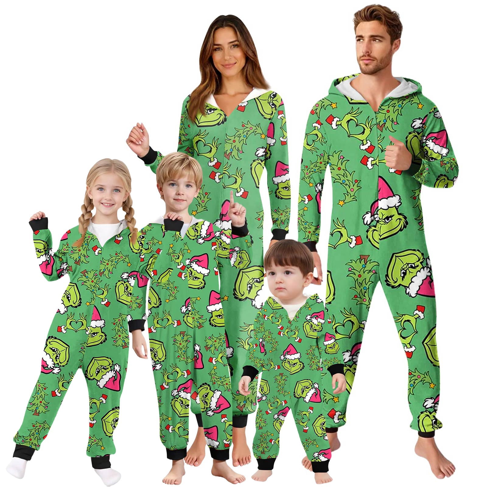 Bootesun Family Christmas Griinch Pajamas Sets, Matching Pajama Outfits ...