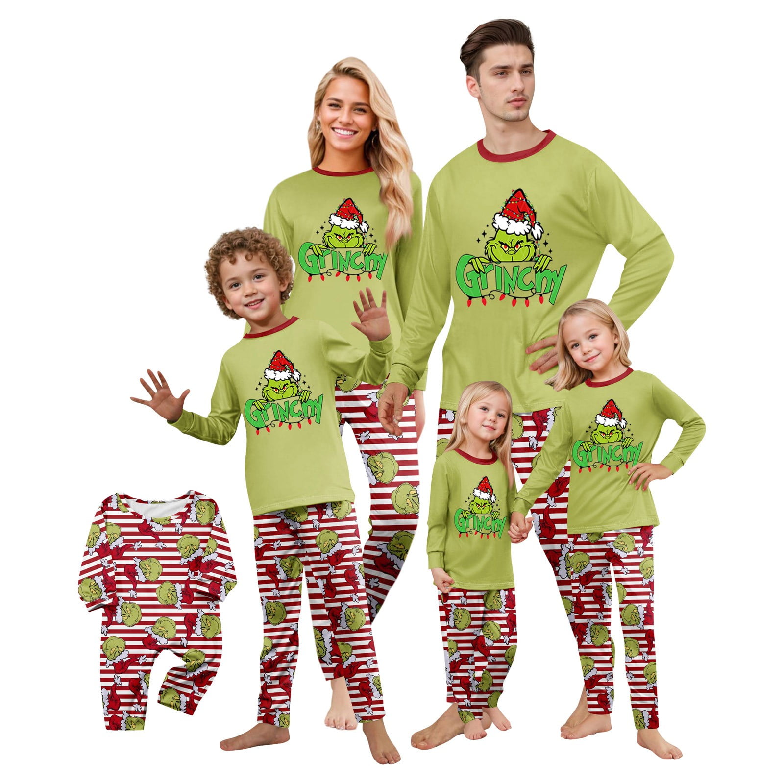 Bootesun Family Griinch Christmas Pajama Sets, Matching Pajamas for ...