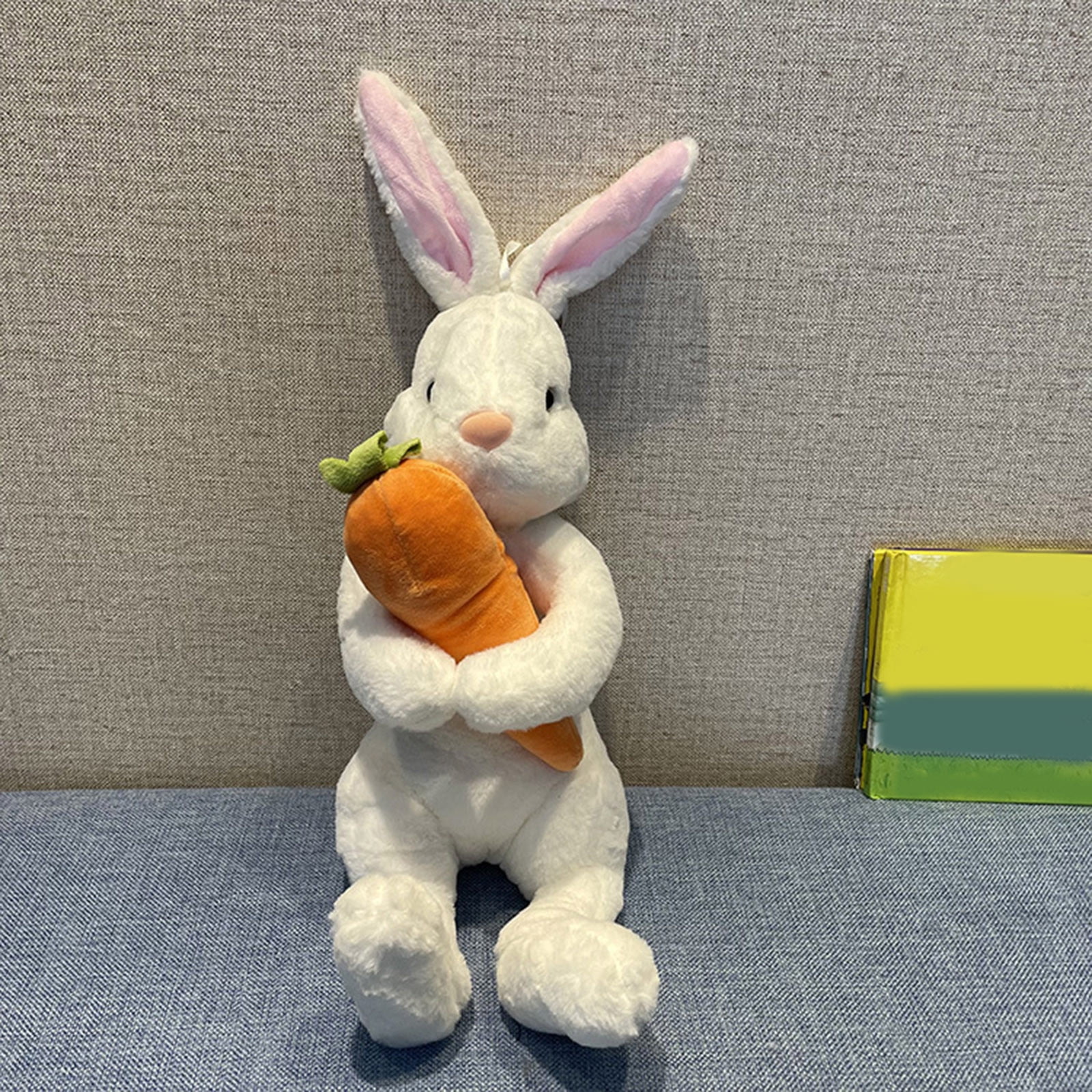 Bootesun Jellycat Rabbit Plush Toys, 16" Cute Rabbit Holds Carrot Plush ...