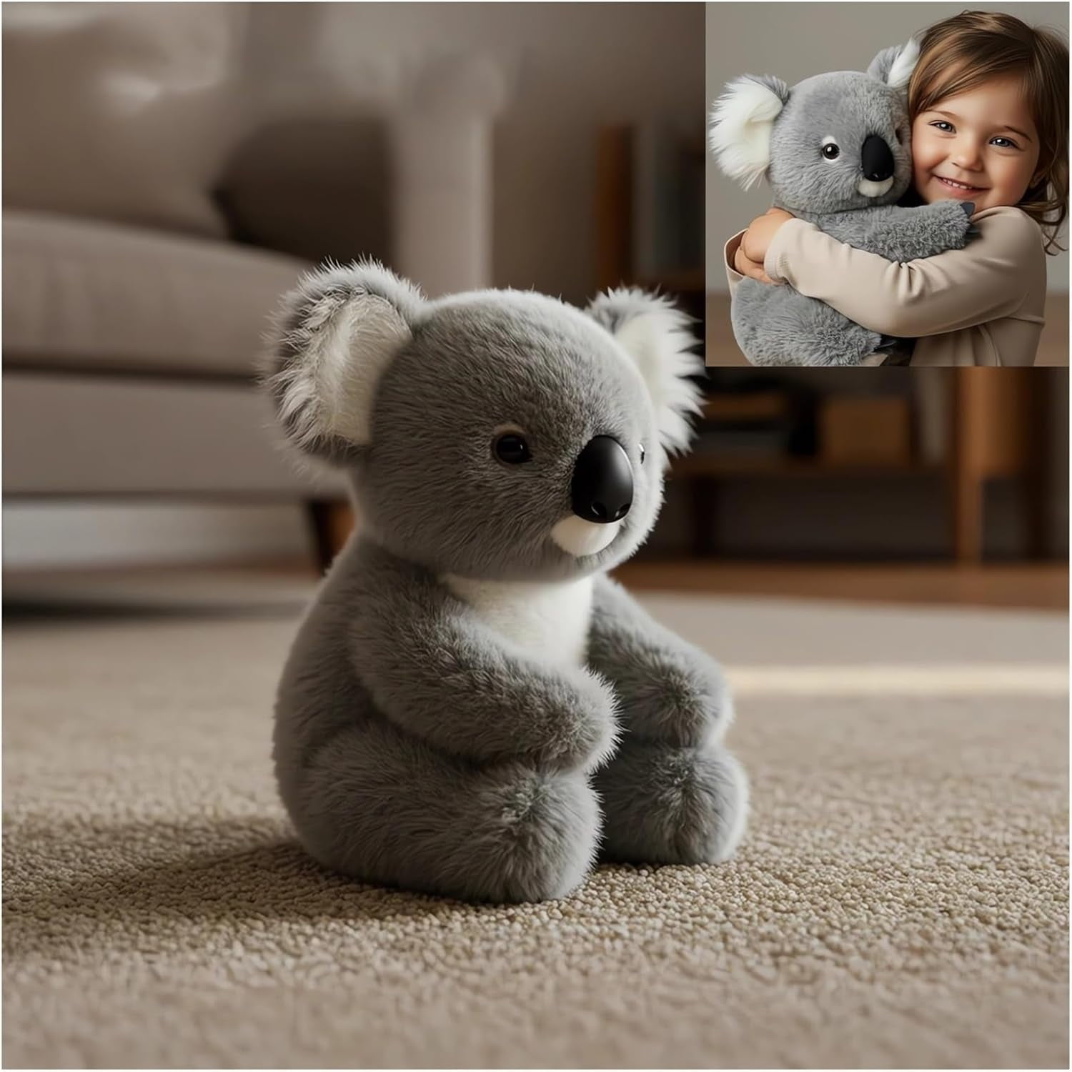 Bootesun The Koala Emotional Support Healing on Demand Plush Stuffed ...