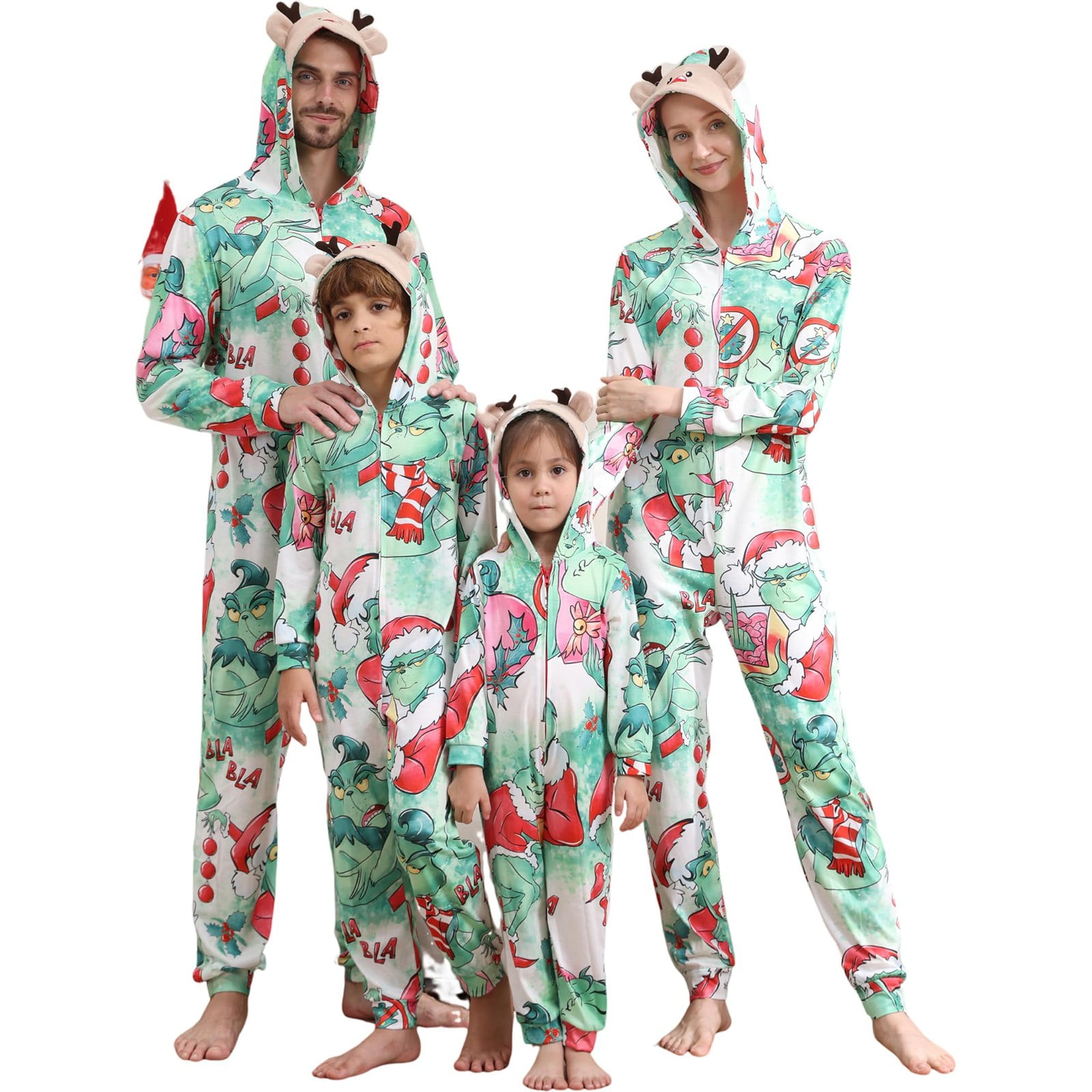 Bootesun Merry Christmas Christmas Green Elf Print Parent, Elf ...