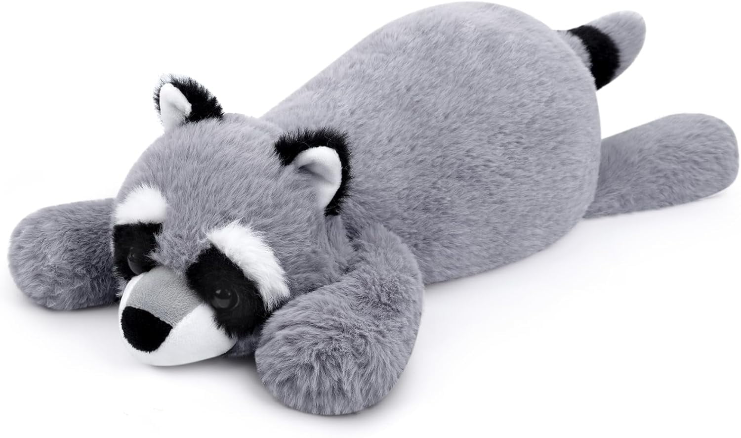 Bootesun Raccoon Plush, 23" Weighted Raccoon Stuffed Animals, Cute ...