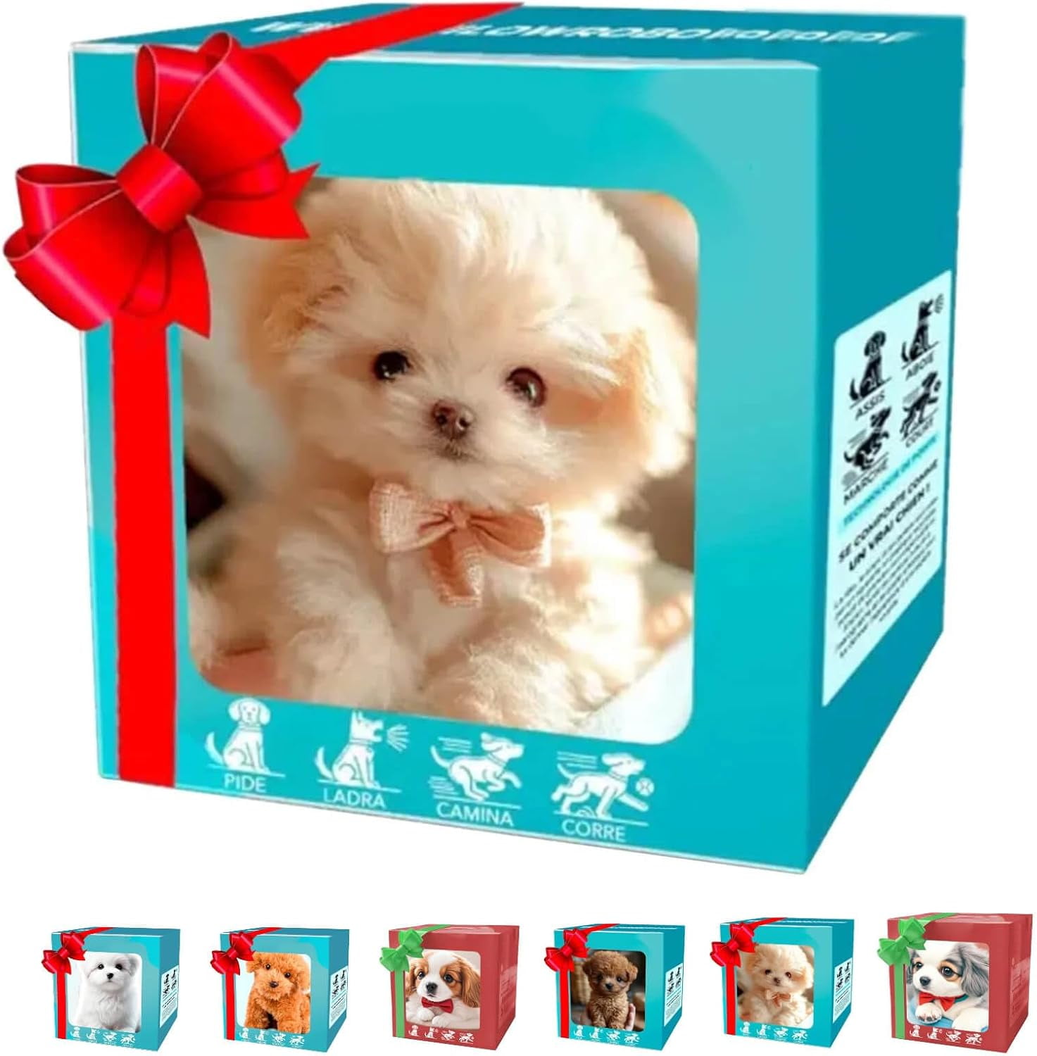 Bootesun Realistic Cute Robot Plush Puppy, Lifelike Companion Pets, My ...