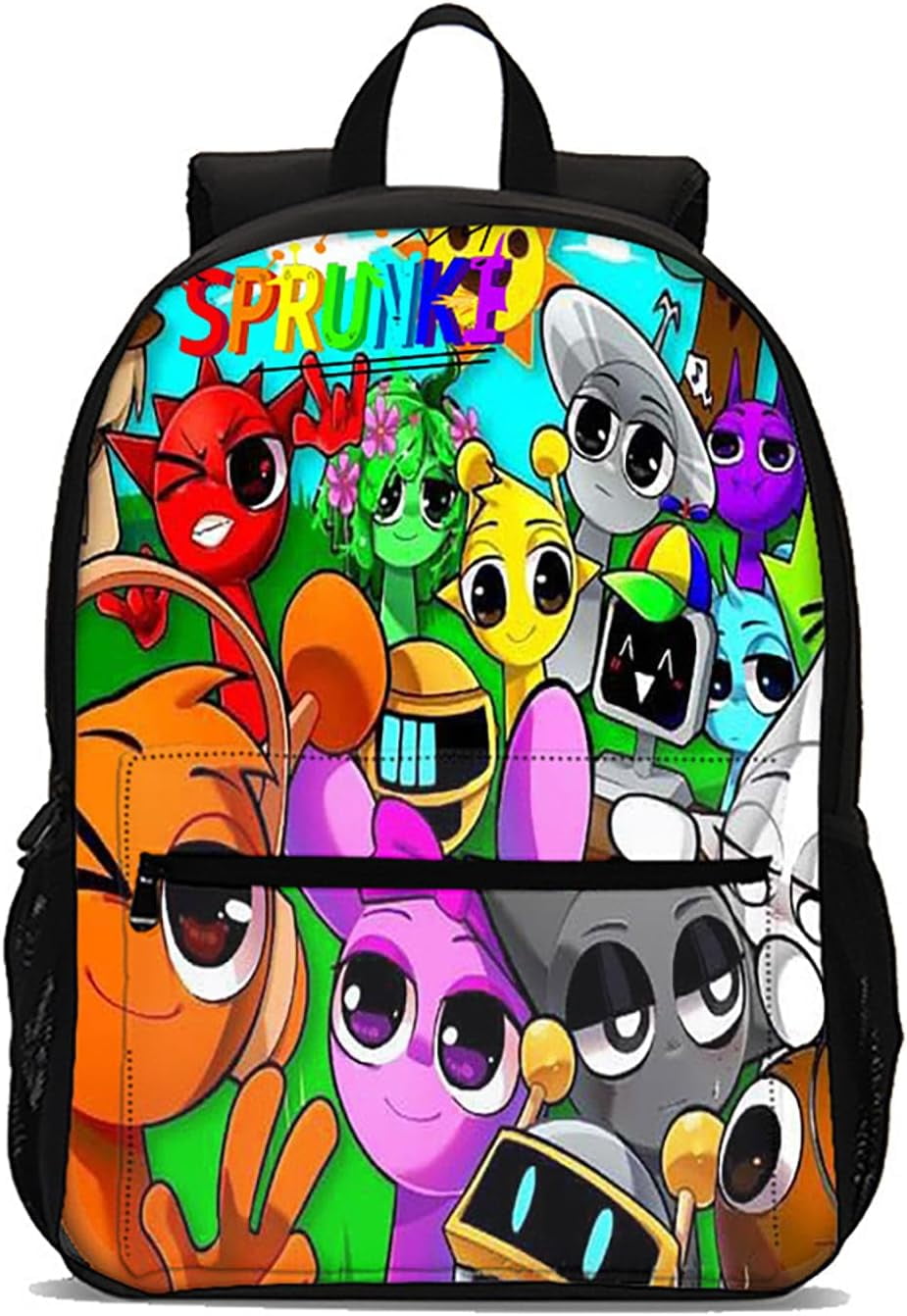 Bootesun Sprunki Schoolbag, Soft 3D Cartoon Game Large Capacity Laptop ...