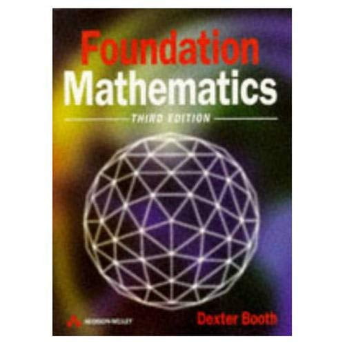 Pre-Owned Booth Foundation Mathematics 3rd Edition - Walmart.com