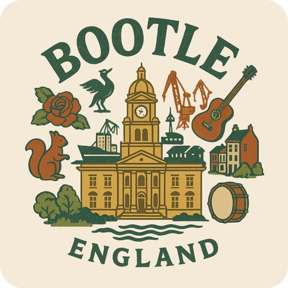 Bootle England Keepsakes Souvenir Vinyl Sticker – Destination Travel ...