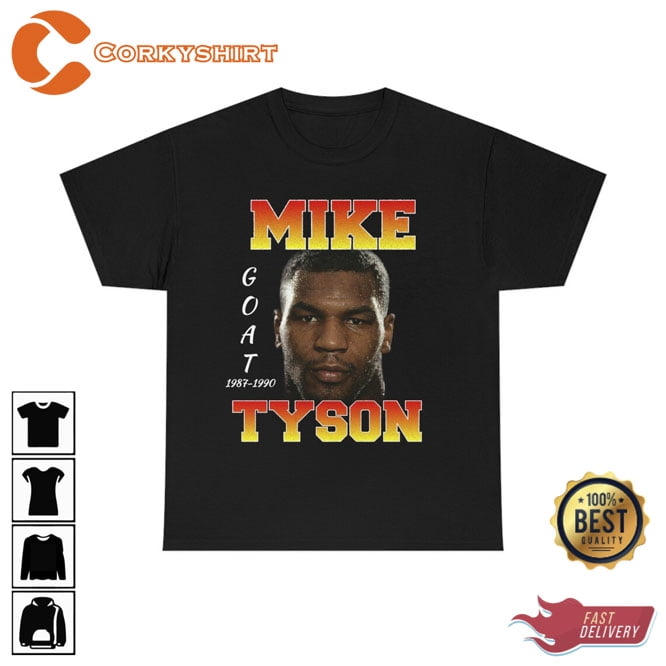 Bootleg Mike Tyson Heavy Cotton Tee Roots Of Fight Shirt - Walmart.com