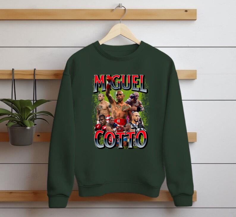 Bootleg Tshirt Miguel Cotto Boricua Hall Of Fame Champion Puerto Rican ...