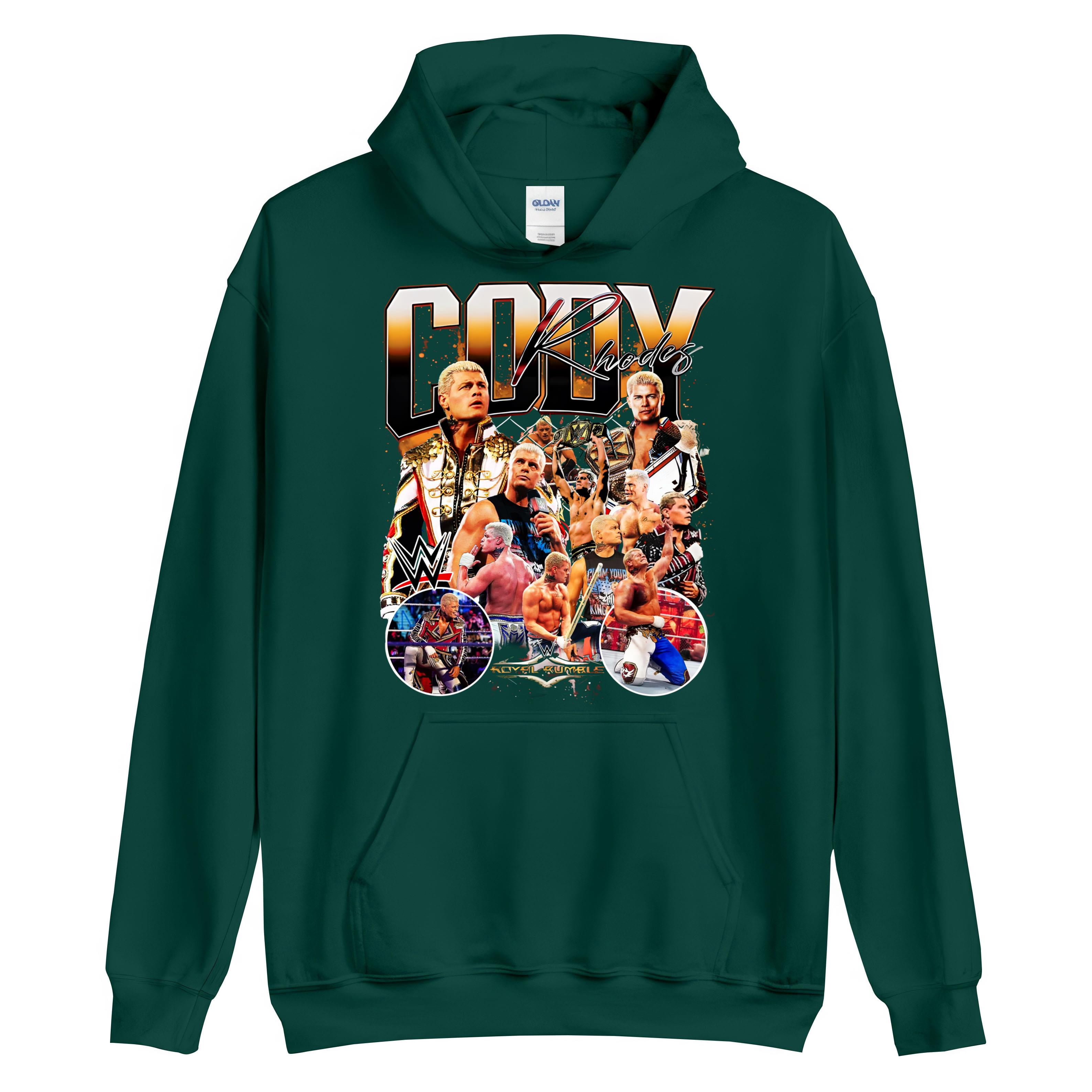 Bootleg Vintage 90s Style Cody Rhodes T-Shirt WWE Wrestling-TH10617 ...