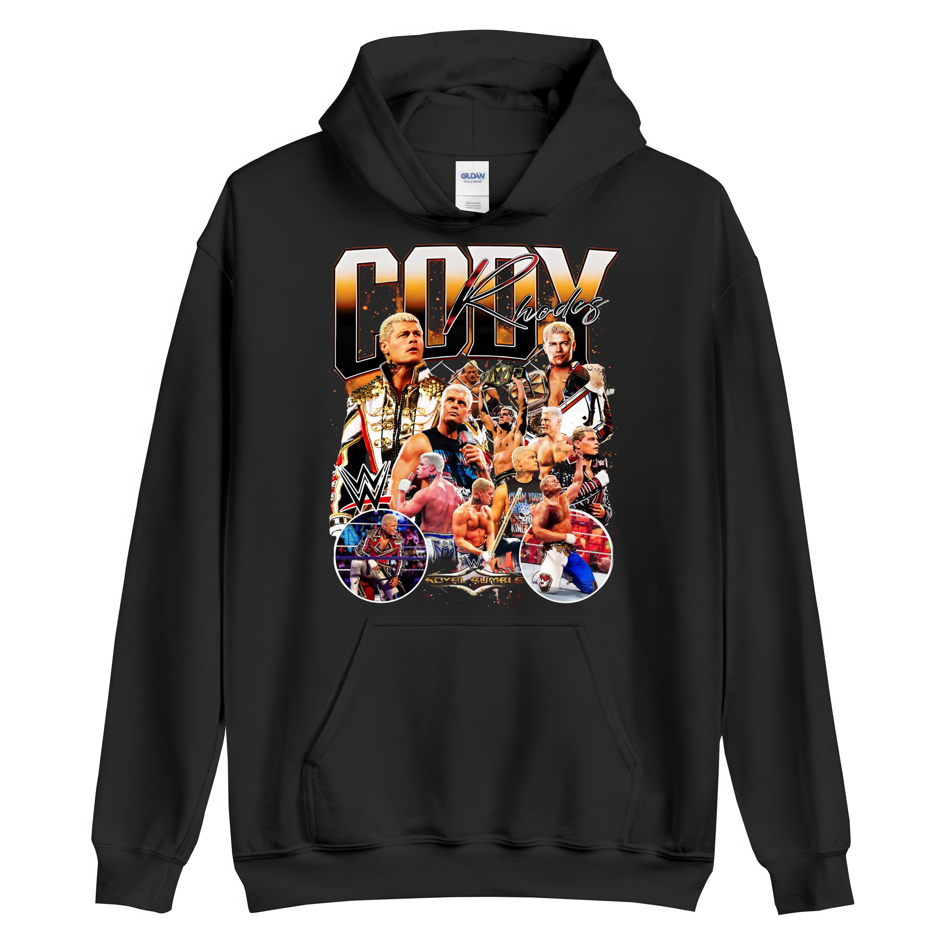 Bootleg Vintage 90s Style Cody Rhodes T-Shirt WWE Wrestling-TH10617 ...