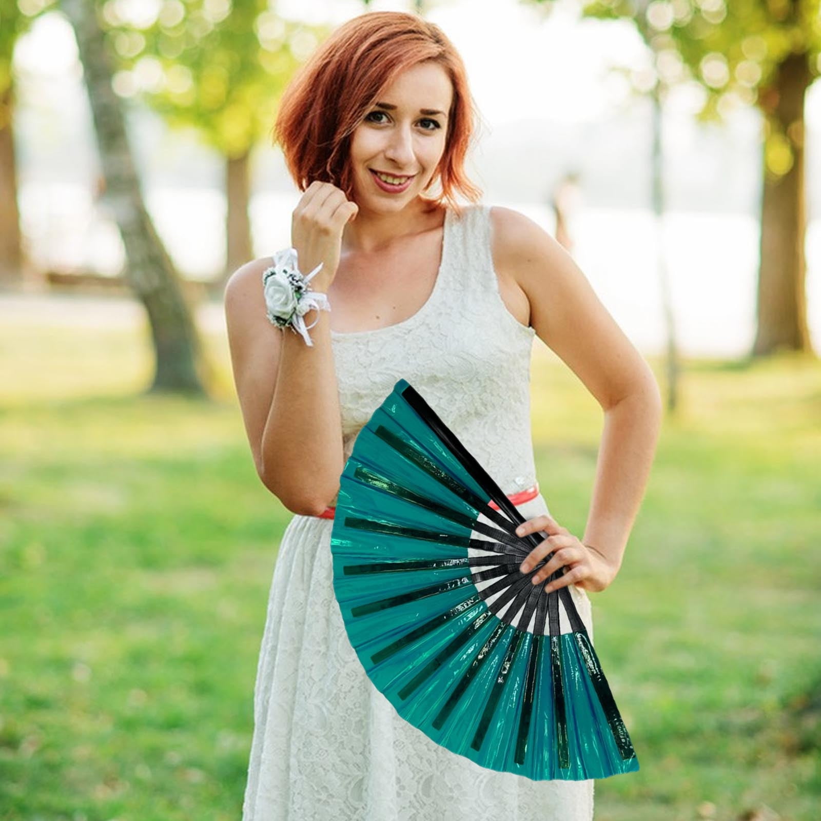 Boots on The Ground Fan, 10In 2025 Line Dance Popping Fan, Large ...