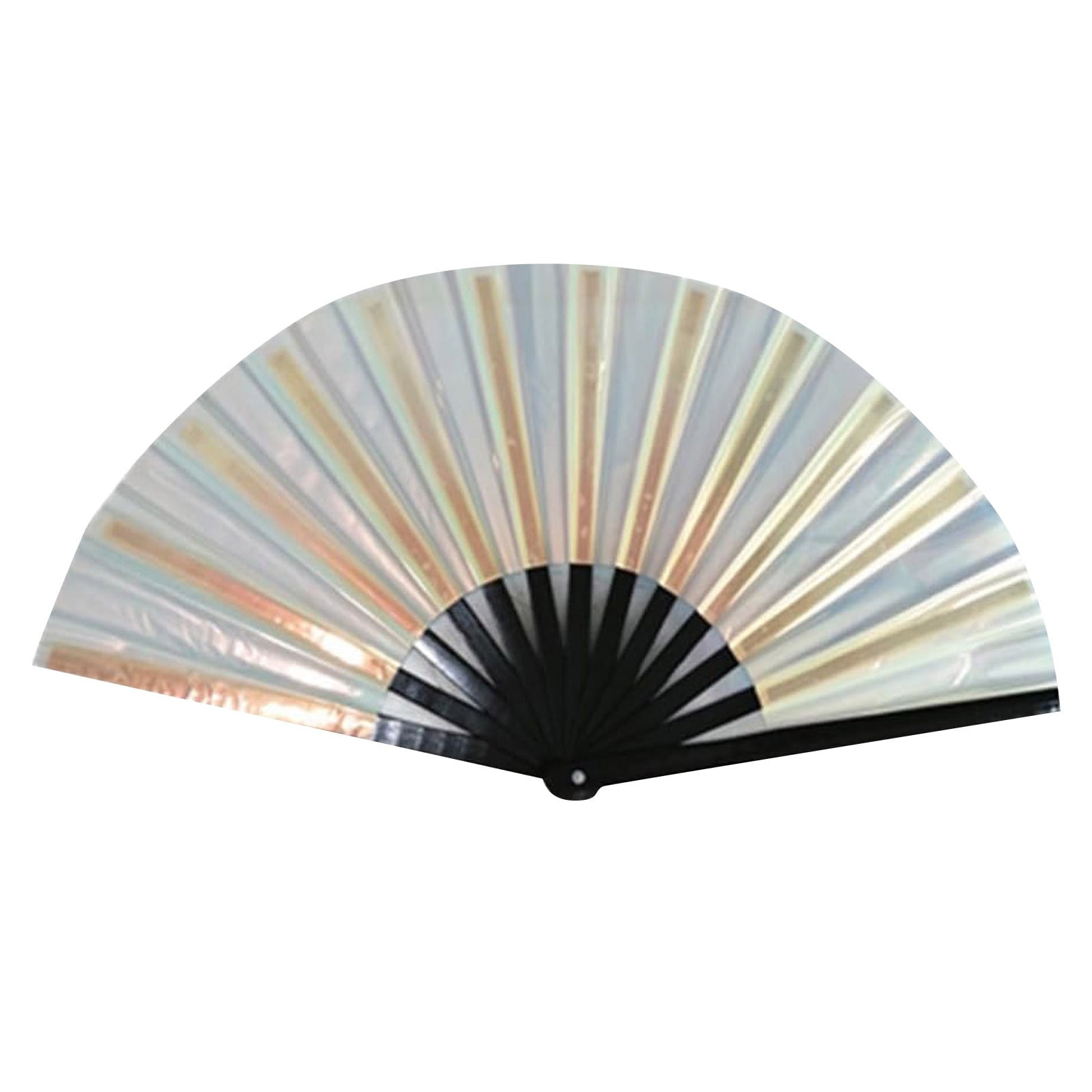 Boots on the Ground Fan 2025 - Large Holographic Folding Hand Fan with ...