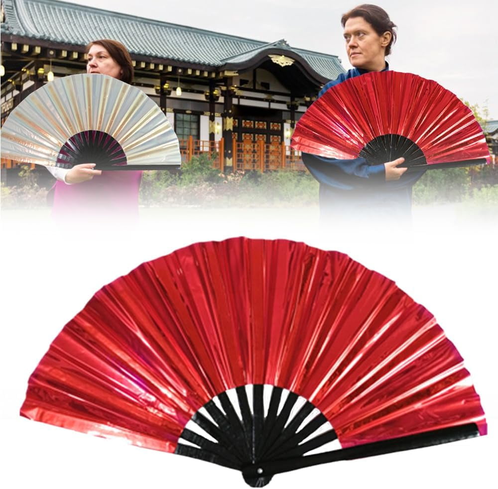 Boots on the Ground Fan, Clap Fans for Line Dancing, Large Holographic ...