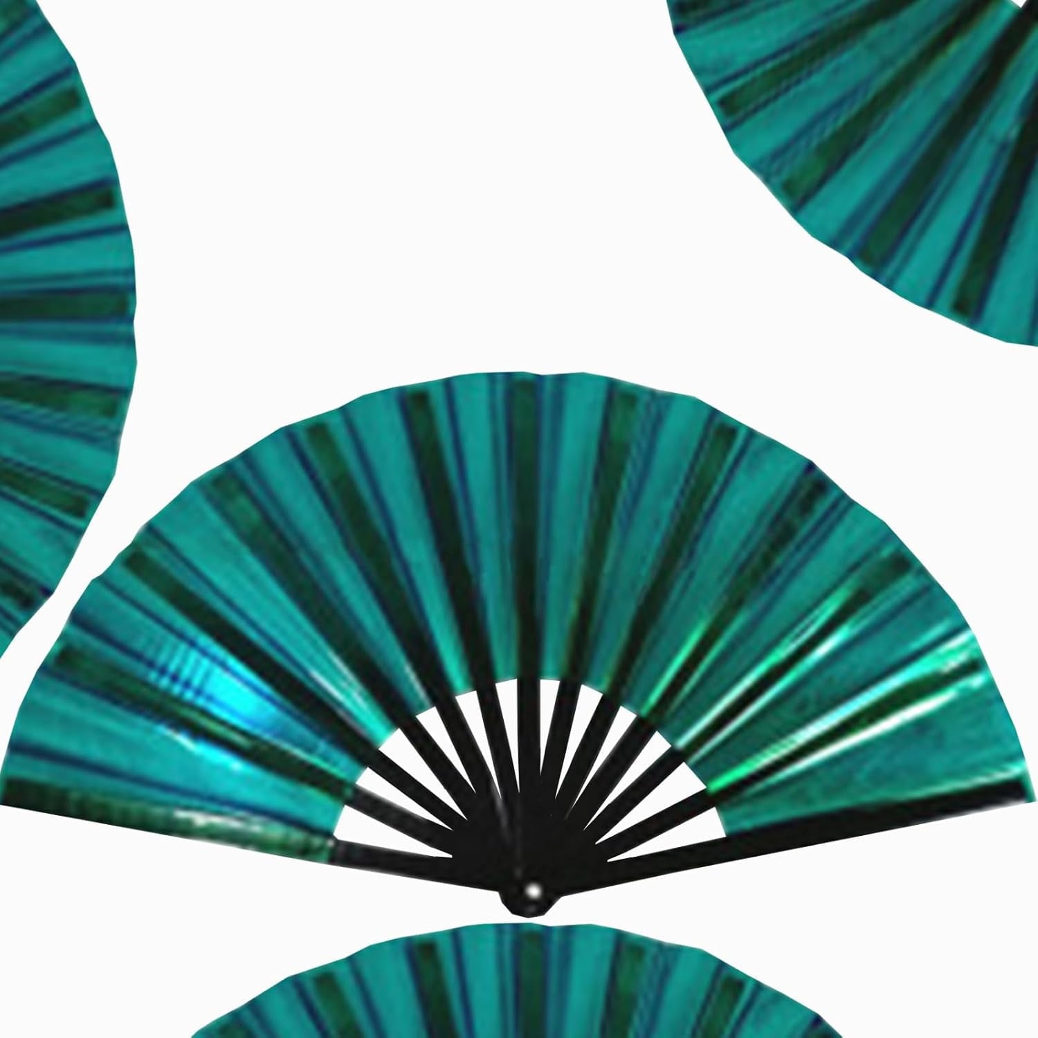 Boots on The Ground Fan,Large Holographic Folding Hand Fan, Clap Fans ...