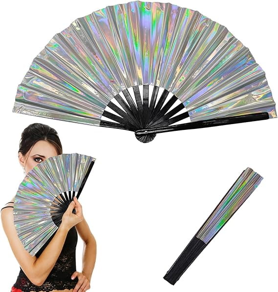 Boots on The Ground Fan, New Large Folding Hand Fan Line Dance Popping ...
