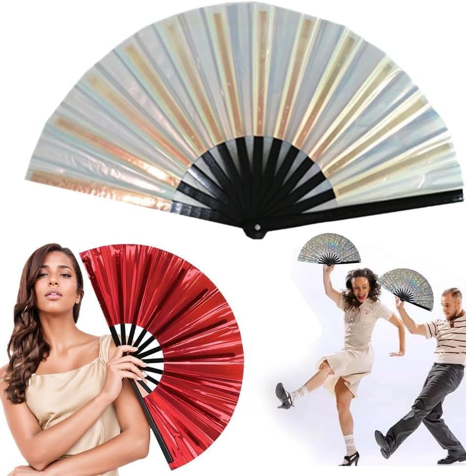 Boots On The Ground Hand Fan, 2025 New Large Holographic Folding Clap ...