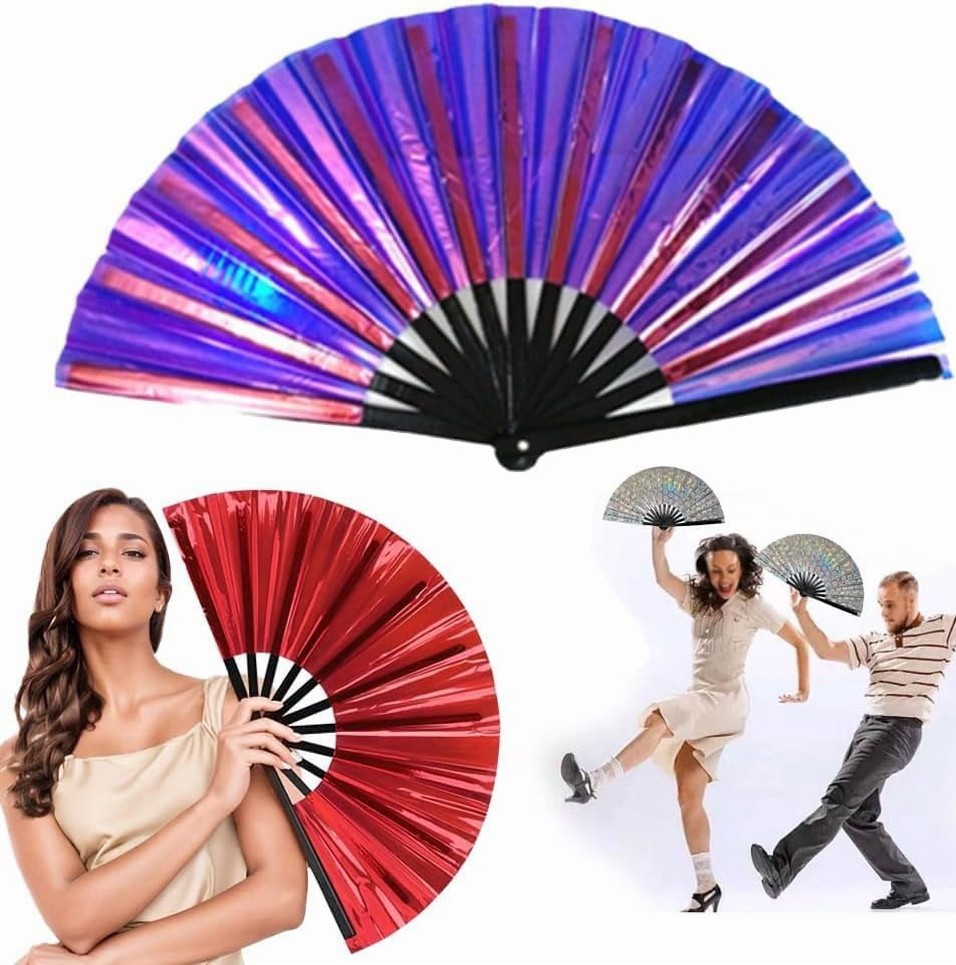 Boots On The Ground Hand Fan, 2025 New Large Holographic Folding Clap ...