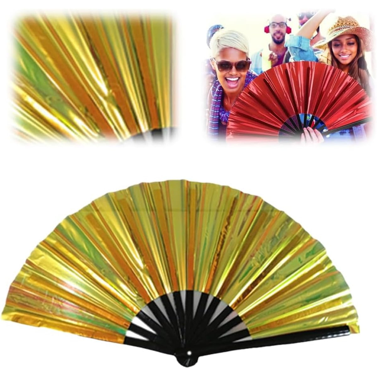 Boots on The Ground Hand Fan, Clacking Fans for Line Dancing, Big Fans ...