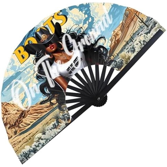Boots On The Ground Hand Fan,Where Them Fans At Folding Fans,Clapping ...