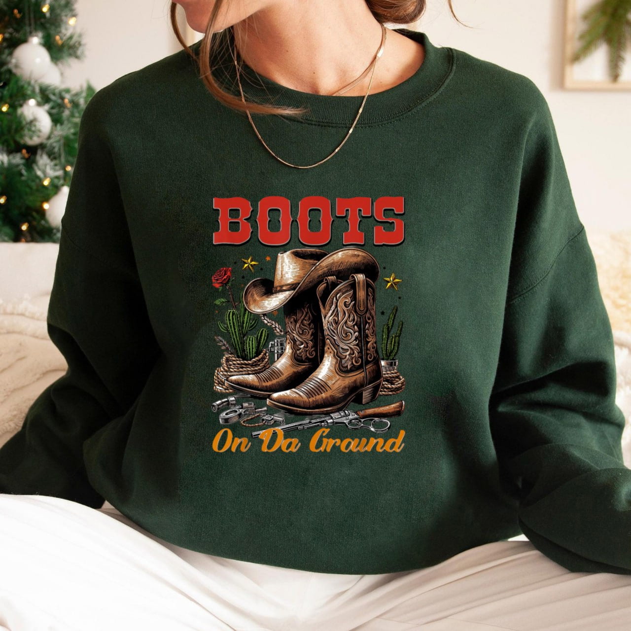 Boots On The Ground, Cowgirl Linedance, Boot Cowboy Western T-Shirt, Country Music Shirt Trendy ...