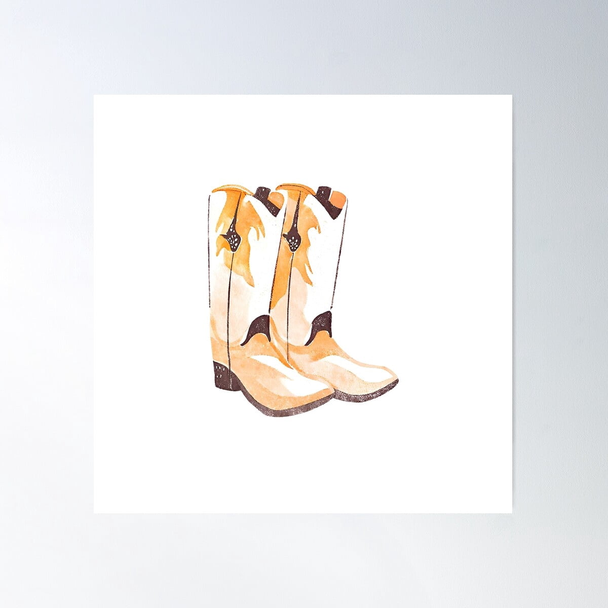 Boots Poster, 8x12 UNFRAMED - Walmart.com