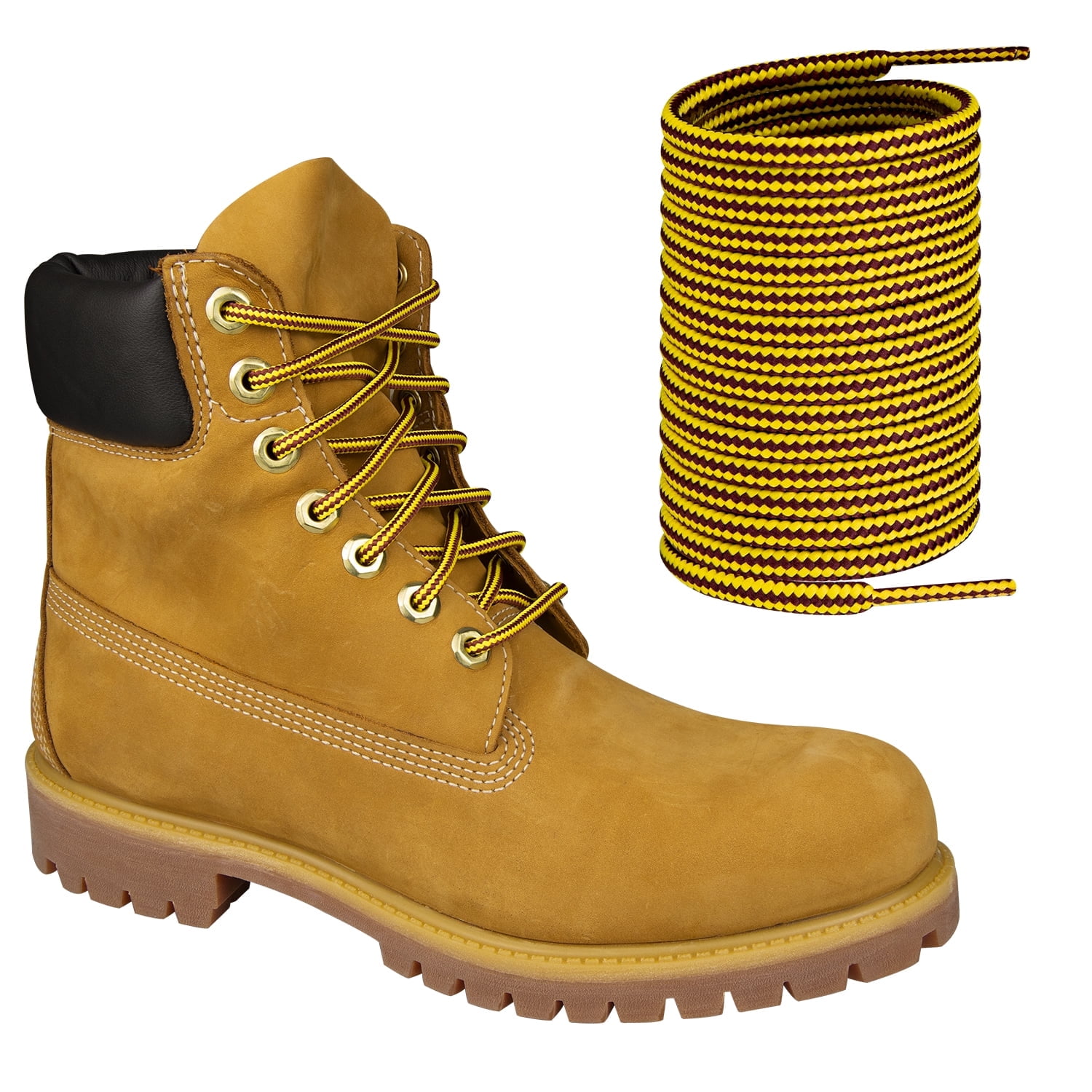 Boots Shoe Laces for Timberland Work Hiking Hunting Round Replacement ...