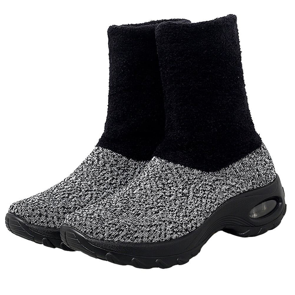 Boots Shoes Winter Snow Ankle Women Walking Sneaker Boot Running Socks ...