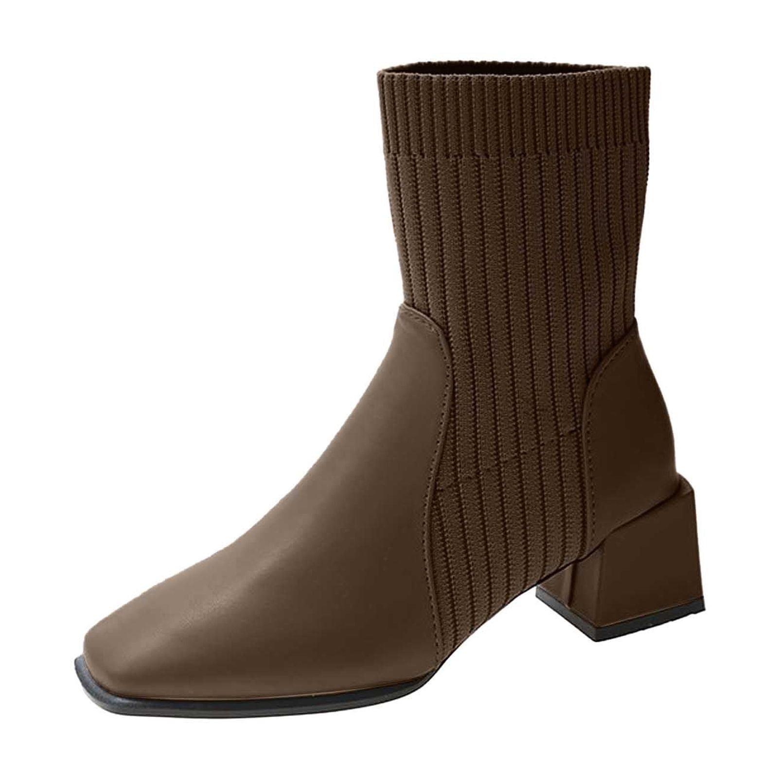 Boots for Women,Contemporary Women Mid Calf Boots Sleek Sock Design ...