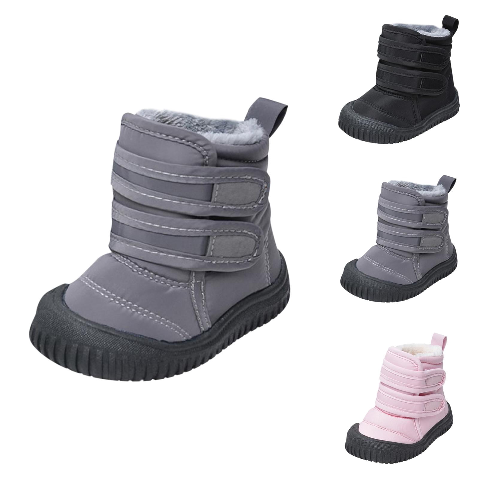 Boots for Girls Winter Boots Girls Boots Hook Loop Low Cut Cloth Boots ...