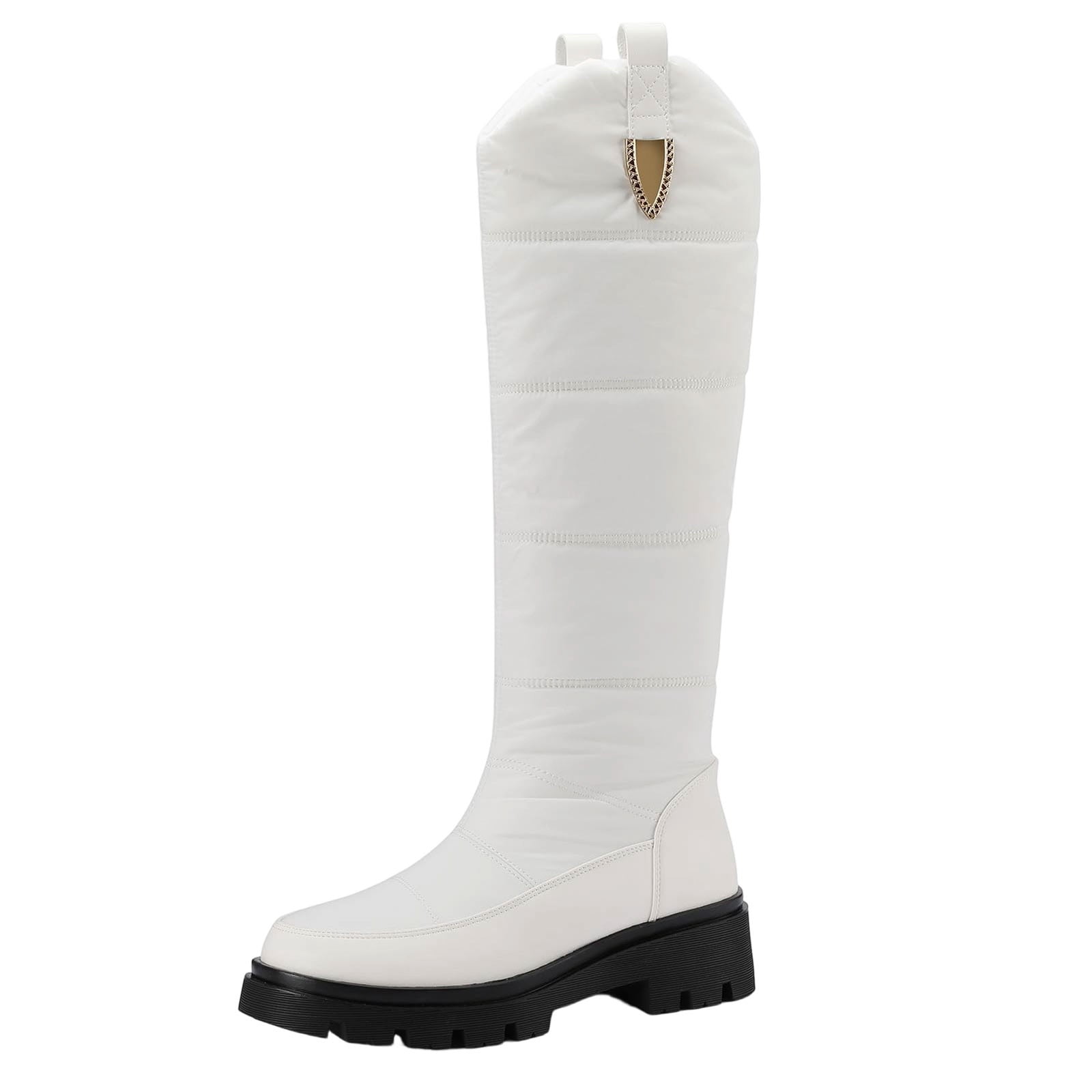 Boots for Women,Winter Platform Knee High Boots Insulated Warm Lined On ...