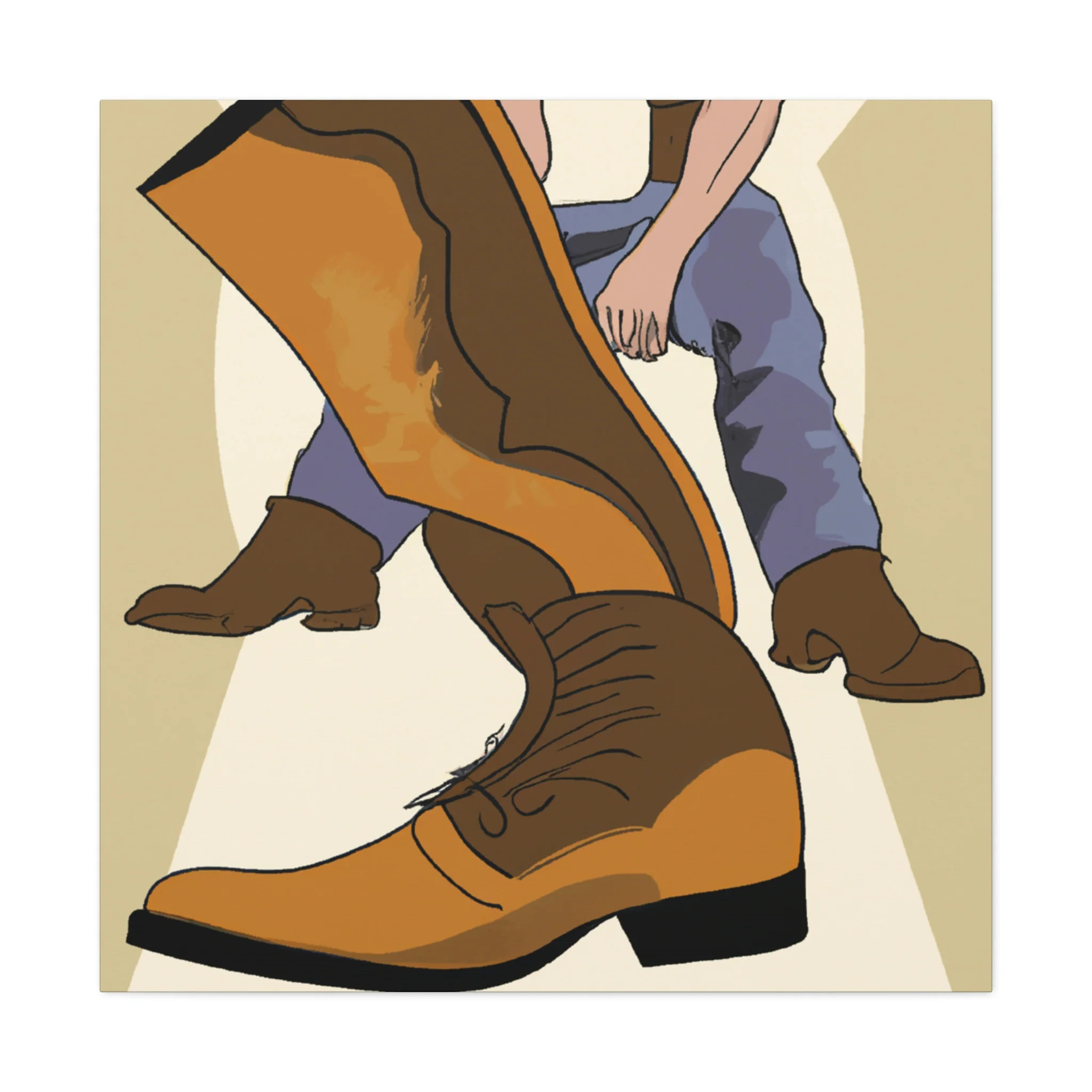 Boots in Neoclassicism - Canvas - Walmart.com