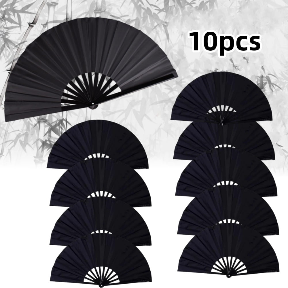 Boots on The Ground Hand Fan 10 Pcs Bulk, Black Folding Popping ...