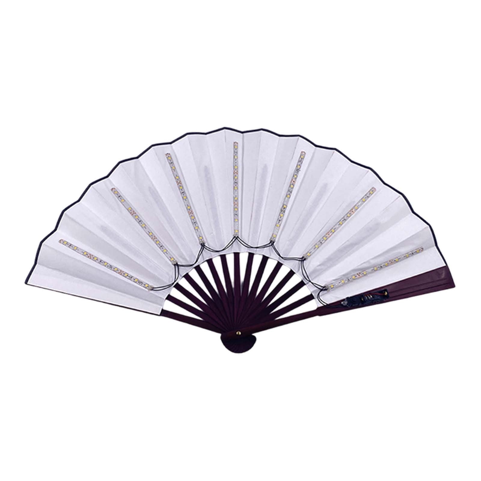 Boots on The Ground LED Fan - Large Foldable Light Up Hand Fan for ...