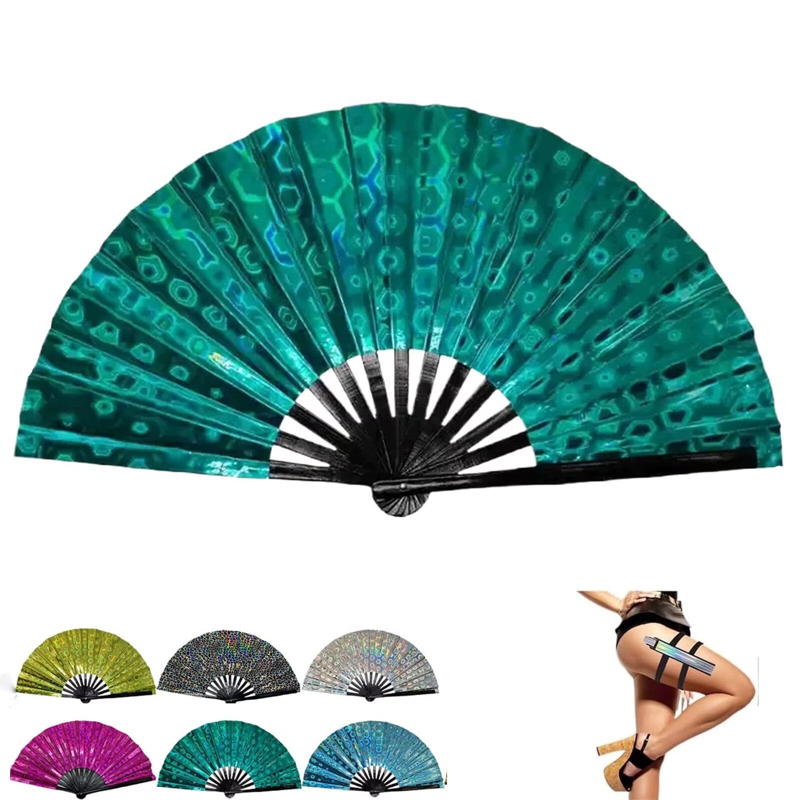 Boots on the Ground Fan, Foldable Portable Large Handheld Fan, Suitable ...