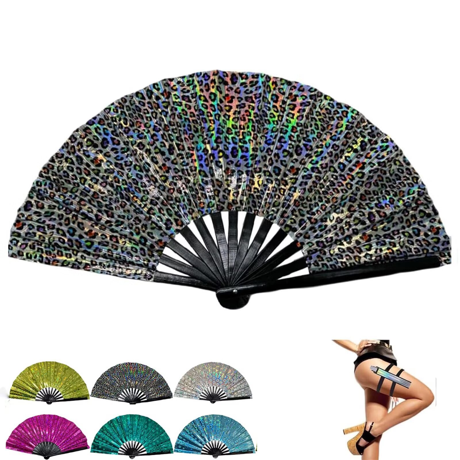 Boots on the Ground Fan, Foldable Portable Large Handheld Fan, Suitable ...