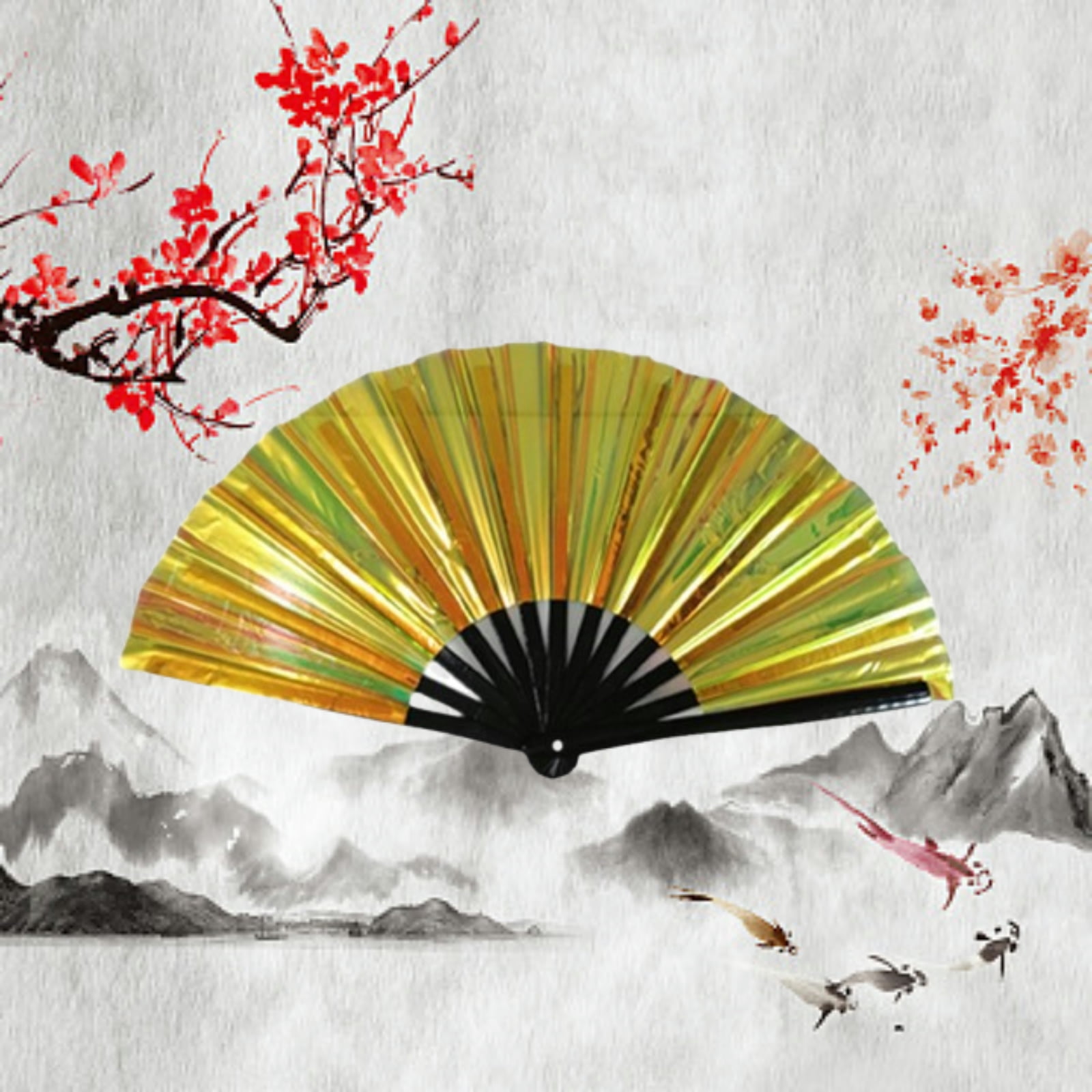 Boots on the Ground Fan, Foldable Retro Fabric Fans - 2025 New Popping ...