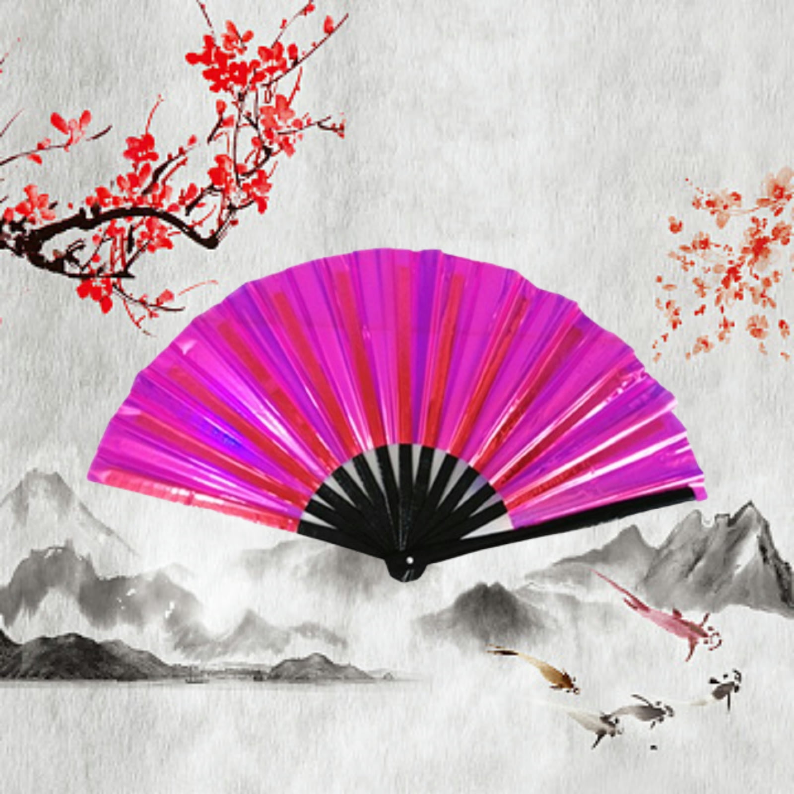 Boots on the Ground Fan, Holographic Craft Fans New 2025 - Foldable ...